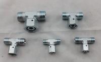 China Metric Thread Bite Type Hydraulic Pipe Adapter Branch Tee Fittings with Swivel Nut L Series for sale