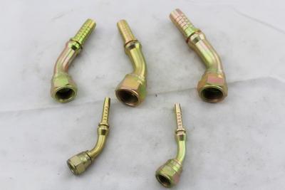 China Steel Hydraulic Elbow JIC 74° Cone Seal Pipe Fitting 26741 Carbon Steel 1/2 inch for sale