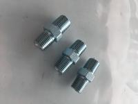 China Carbon Steel BSPT Male Pipe Fittings White Yellow Hydraulic Quick Connect 1/2 Inch for sale