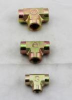China Carbon Steel Hydraulic BSP Female Pipe Tee Fittings 1/4 to 2 Inch High Pressure for sale