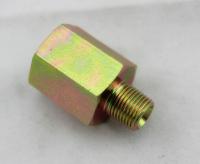 China Zinc Plated Yellow NPT Thread Adapter 5N Hydraulic Tube Compression Fitting for sale