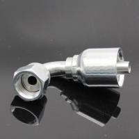 China Stainless Steel BSP Hydraulic Fittings Female ORFS Swivel 45 Elbow 1J943-6-6 for sale