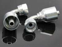 China Stainless Steel BSP Hydraulic Fittings Female ORFS Swivel 45 Elbow 1J943-6-6 for sale