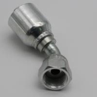 China Stainless Steel BSP Female ORFS Swivel 45 Elbow Hydraulic Fitting 15943-6-6 for sale