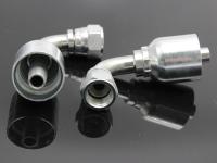 China Stainless Steel BSP Female ORFS Swivel 45 Elbow Hydraulic Fitting 15943-6-6 for sale
