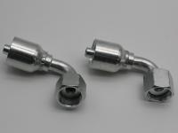 China Female ORFS Swivel 45 Elbow Hydraulic Fitting Forged Stainless Steel 15943-8-6 for sale