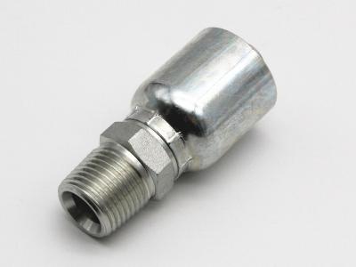China Precision JIC Hydraulic Hose Fittings One Piece Through Hole 10143-08-08 for sale
