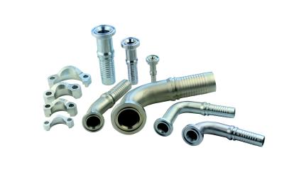 China Carbon Steel Zinc Plated BSP Hydraulic Hose Fittings G1/4 to G2 Female Swivel Nut for sale