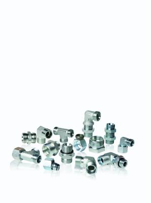 China Stainless Steel Swivel JIC Female Hydraulic Hose Crimp Fittings 1SN 2SN for sale
