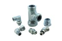 China Carbon Steel ORFS Female Hydraulic Hose End Fitting SAE J516 9/16-18 for sale