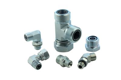 China Carbon Steel ORFS Female Hydraulic Hose End Fitting SAE J516 9/16-18 for sale