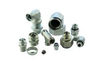 China JIS BSPT Gas Male 60 Cone Hydraulic Adapters 1ST4 G1/4 to R1/4 for sale
