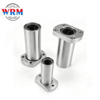 China Precious Machined Flanged Linear Bearing LMH12LUU 12*21*57mm Food Processing Stainless Linear Bearing for sale
