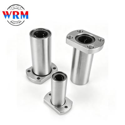 China Precious Machined Flanged Linear Bearing LMH12LUU 12*21*57mm Food Processing Stainless Linear Bearing for sale