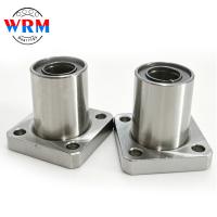 China Quality Assurance Flanged Linear Bearing LMK12UU 12*21*30mm Food Processing Stainless Linear Bearing for sale