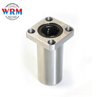 China Low Noise Flanged Linear Bearing LMK12LUU 12*21*57mm Super Precision P5 Grade Linear Motion Bushing for sale