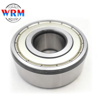 China Hot Selling Double Row Angular Contact Ball Bearing 5206ZZ 30*62*23.8mm Compressor Bearing for sale