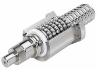 China Silver Gray Stainless Steel Ball Lead Screw 100 Mm–26000 Mm Length for sale