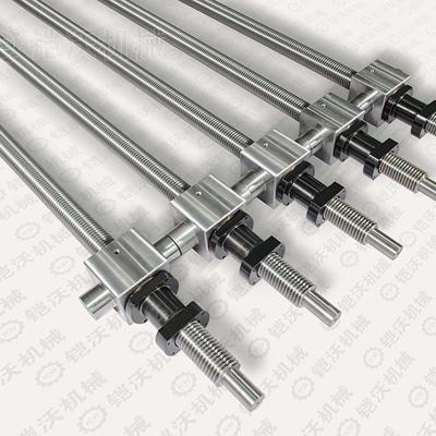 China Premium 45# Carbon Steel  Double Nut Ball Screws Anti Backlash100 Mm–26000 Mm for sale