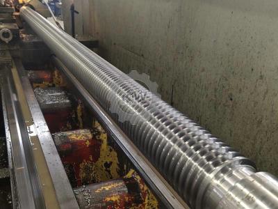 China Trapezoidal 1200mm Lead Screw Precision Mirror Polishing Cnc Machine Lead Screw for sale