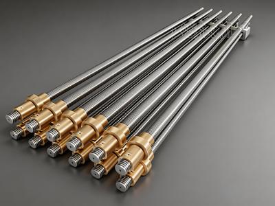 China Precision Mirror Polishing Trapezoidal Lead Screw 10Mm–1000Mm Diameter Customizable for sale