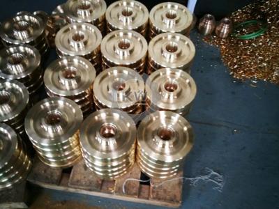 China Quenched Lead Screw Nut Tin Bronze 12mm 16mm 20mm Thread Pitch for sale