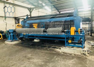 China Double Twist Gabion Weaving Machine 10-15m/min Production with 5500mm Width for Industrial Mesh Manufacturing for sale