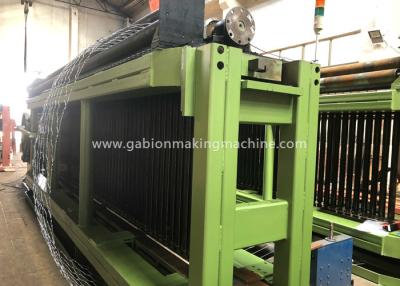 China Bridge Double Twist Gabion Machine 22kw For 80x100mm Mesh With PLC Control System for sale