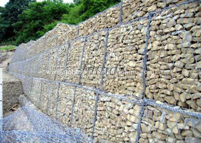 China Rust Proof Gabion Box 2.7mm Wire with 245g/m² Zinc Coating for Soil Erosion Control and Flood Protection for sale
