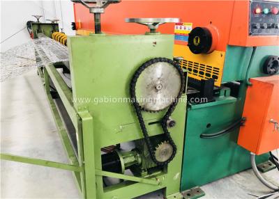 China Double Twist Gabion Basket Machine 80x100mm Mesh Size 2300mm Width 11Kw Power for Seawall Protection for sale