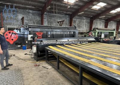 China High Efficiency Gabion Mesh Machine With Galvanized Or PVC Coated Wire for sale