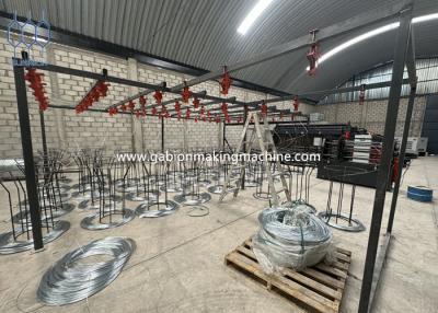 China PLC Controlled Gabion Box Machine For Sturdy Steel Wire Mesh Cages for sale