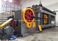 China Max 4.0mm Gi Wire 95x125mm Gabion Machine Line With 4500 Mm Mesh Weaving Width for sale