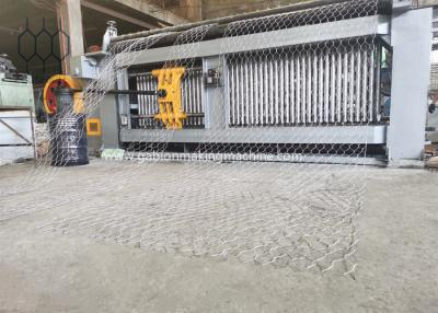 China Servo Motor PLC Control Gabion Box Making Machine For Galvanised Steel Wire / PVC Coated Wire for sale