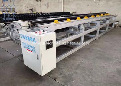 China PLC Controlled Servo Motor Gabion Box Edge Wrapping Machine - 5kW Power, 40 r/min Speed for Double Twist Netting for sale