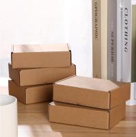 China Brown Corrugated Board Shipping Folder Design for Small Business Mailer Packaging Gift Presentation Corrugated for Photo Frame for sale
