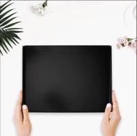 China Wholesale Custom Black Corrugated Cardboard Shipping Mailer Boxes Folding Folder Type Embossing Printing for Face Cream Gifts for sale