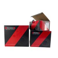 China Factory Direct UV Coating Black Small Packaging Custom Packing Paper Box for sale