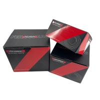China Factory Direct UV Coating Black Small Packaging Custom Packing Paper Box for sale