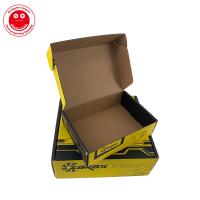 China Custom Designed Auto Parts Electronic Fan Packaging Corrugated Board Shipping Box with Embossing and Matt Lamination for sale
