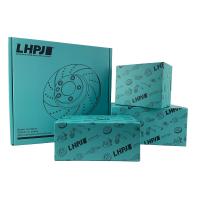 China High Quality Custom Logo Kraft Paper Corrugated Shipping Packaging Box with Embossing and Matt Lamination New Design for sale