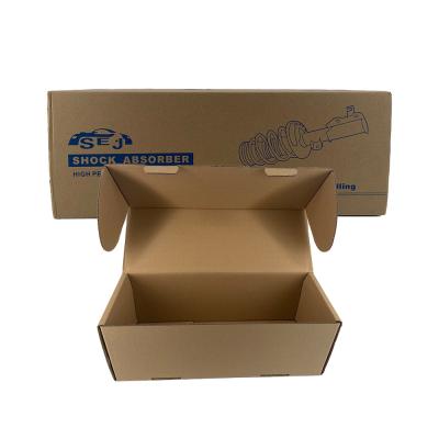 China Eco Friendly Auto Spare Parts Custom Logo Brown Paper Cartoon Package Packing Boxes for sale