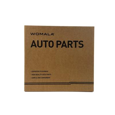 China Direct Sales Chinese Factory Recyclable Square Auto Parts Box Craft Paper Packaging UV Coating Embossing for Spare Car Parts for sale