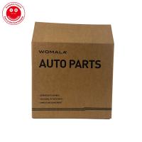 China Direct Sales Chinese Factory Recyclable Square Auto Parts Box Craft Paper Packaging UV Coating Embossing for Spare Car Parts for sale