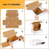 China Eco-Friendly Glossy Matt Laminated Cardboard Mailer Box Recyclable Paper Packaging Embossing for Auto Spare Parts Box Folders for sale