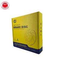 China Original Factory Auto Spare Parts Brake Disc Custom Paper Packaging Corrugated Shipping Box with Embossing and Matt Lamination for sale