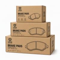 China Eco-Friendly Foldable Kraft Paper Box with Four-Color Printing and 2mm Thick Corrugated Board for Auto Parts for sale
