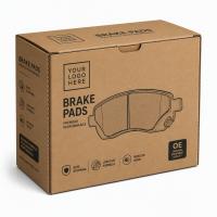 China Eco-Friendly Foldable Kraft Paper Box with Four-Color Printing and 2mm Thick Corrugated Board for Auto Parts for sale
