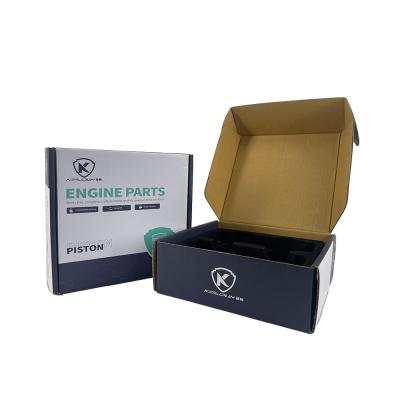 China Original Design Custom Logo Auto Parts Piston Packaging Shipping Boxes for sale