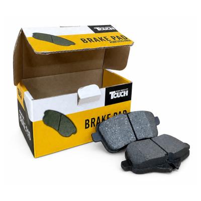 China Custom Corrugated Brake Pad Packaging Box with Colour-Printed Irregular Box Shape for Auto Parts for sale